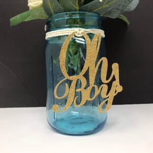 Oh Boy Cutout,oh Boy Theme, Oh Boy Centerpiece, Oh Boy Gold Glitter ...