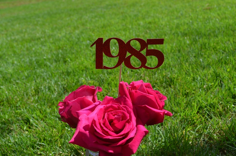 Class of 1985 Centerpiece Decoration, 35th Class Reunion Centerpiece ...