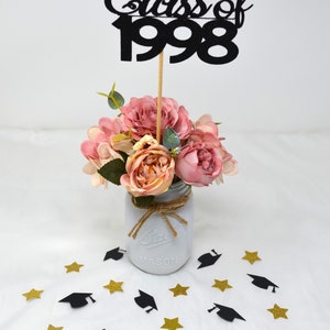 1998 Reunion Centerpieces, 25th High School Reunion, Class of 1998 ...