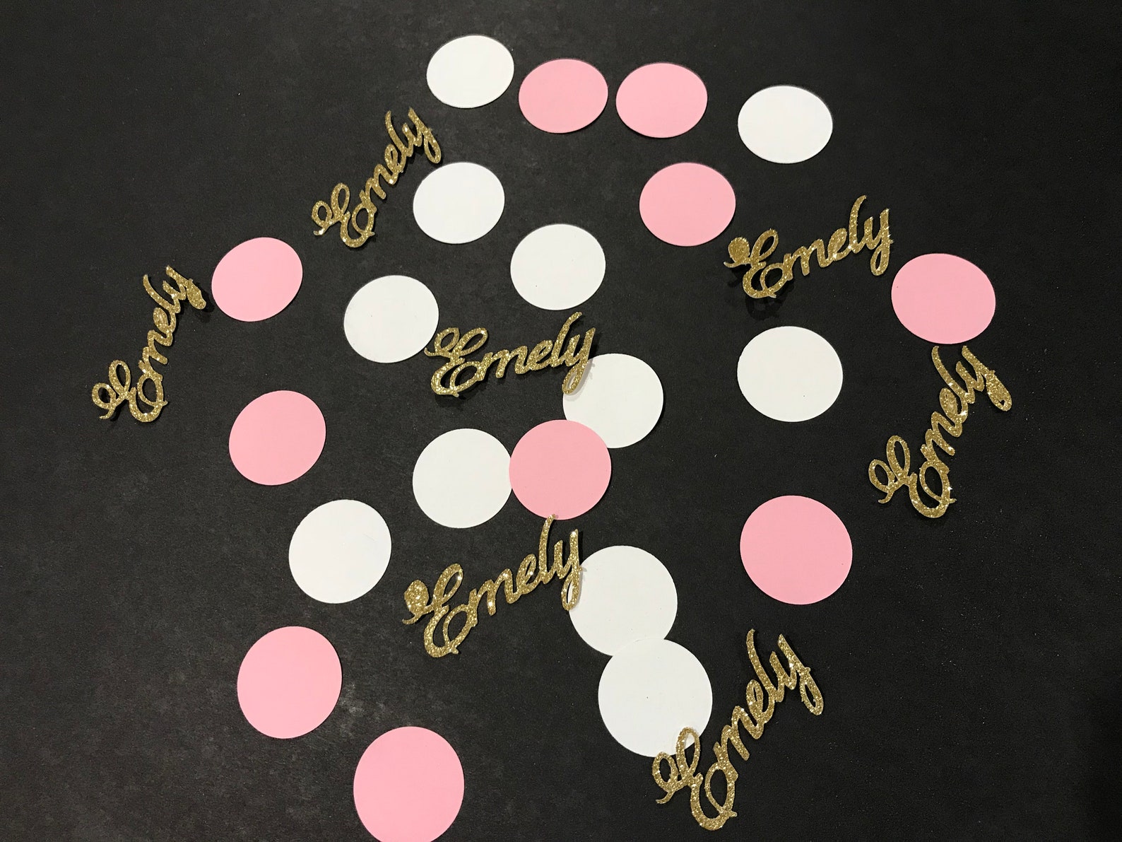 Custom Name Confetti, Custom Party Decor, Confetti, Table Decor ...