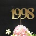 1998 Reunion Table Centerpiece Sticks, 20th High School Reunion Party ...