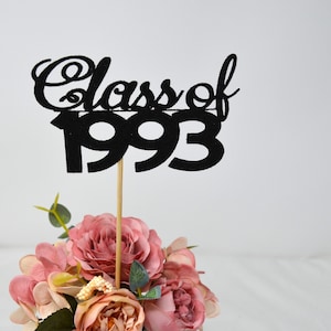 1993 Reunion Centerpiece Sticks, 30th High School Reunion, Class of ...