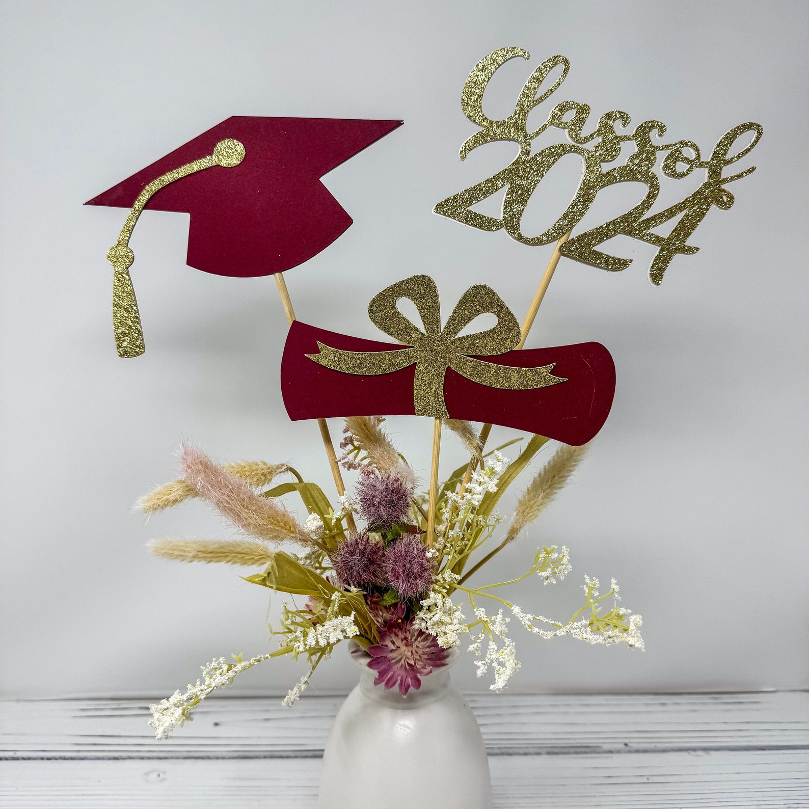 Graduation Decorations 2024, Graduation Centerpiece Sticks, Class of ...