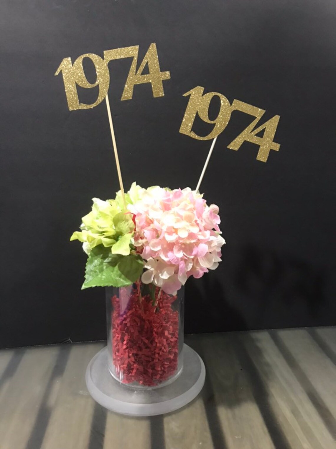 Class of 1974 Centerpiece Decoration, 45th Class Reunion Centerpiece ...