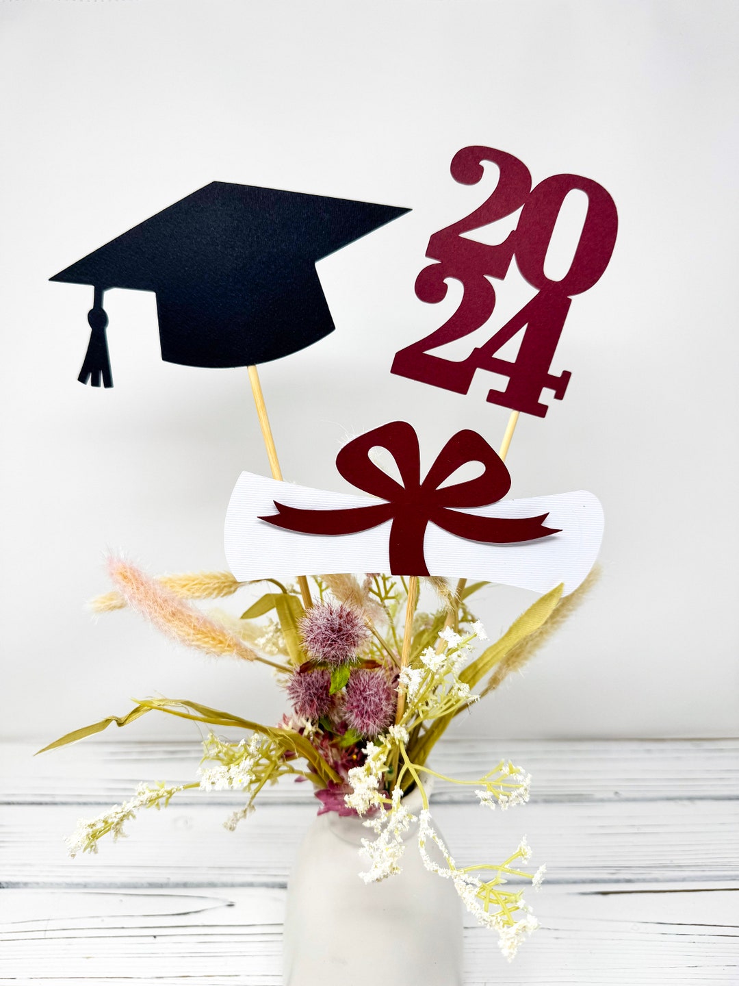 2024 Graduation Decorations, Graduation Centerpiece Sticks, Class of ...