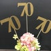 70th Birthday Decorations, 70th Cutout, Glitter 70th Birthday ...