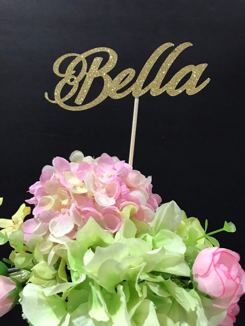 Name Cake Topper Personalized Name Cake Topper Birthday - Etsy