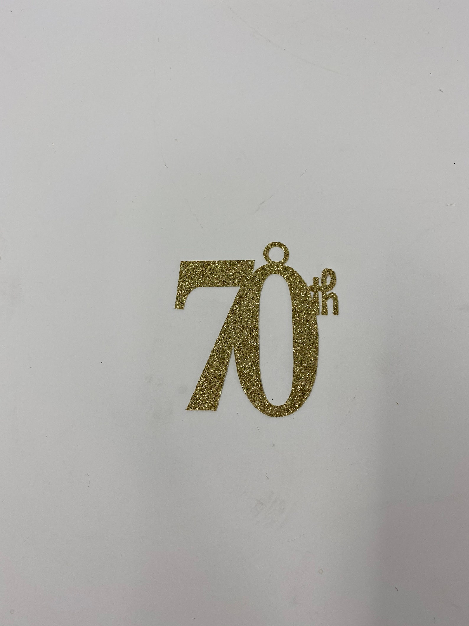 70th Birthday Decorations 70th Cutout Glitter 70th Birthday - Etsy