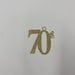 70th Birthday Decorations, 70th Cutout, Glitter 70th Birthday ...