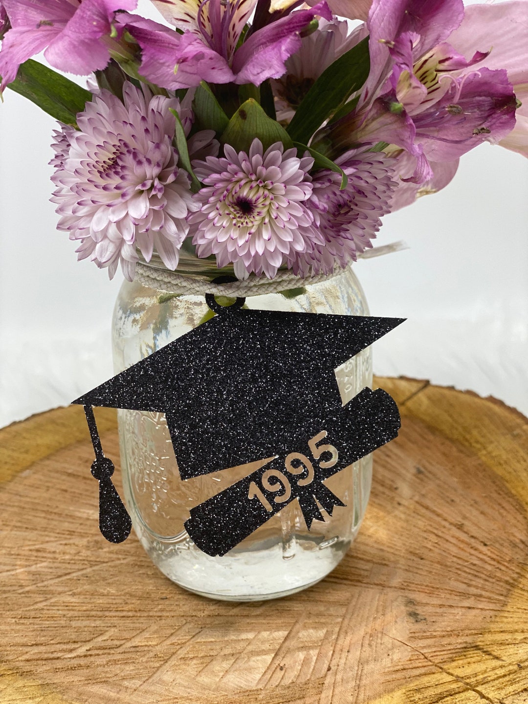 1995 Mason Jar Tags, Class Reunion 1995, Class Reunion Centerpiece ...