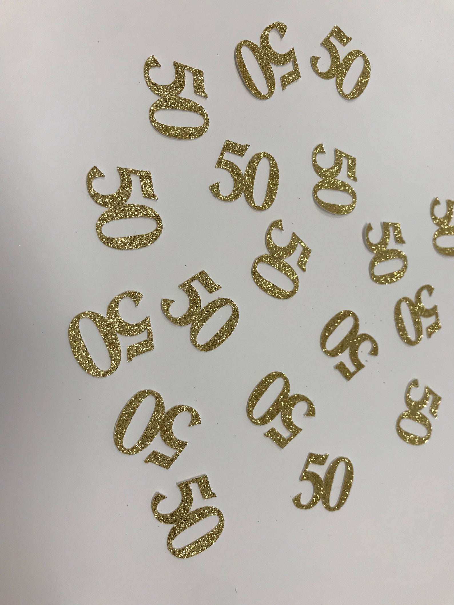50th Birthday Confetti / 50th Birthday Party Decorations / | Etsy