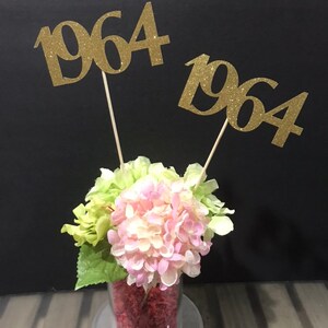 Class of 1964 Centerpiece Decoration, 55th Class Reunion Centerpiece ...