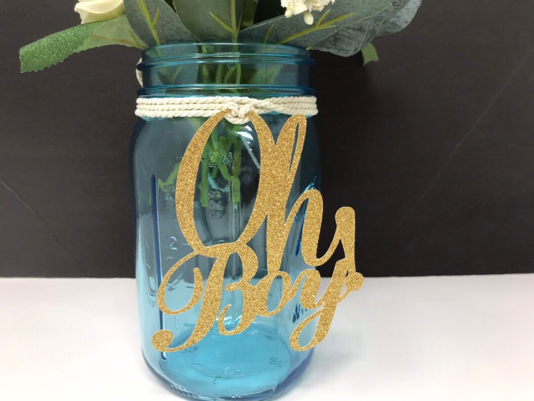 Oh Boy Cutout,oh Boy Theme, Oh Boy Centerpiece, Oh Boy Gold Glitter ...