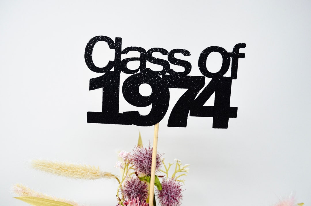 Class Reunion 1974, Class of 1974, Class Reunion Centerpiece , Class ...