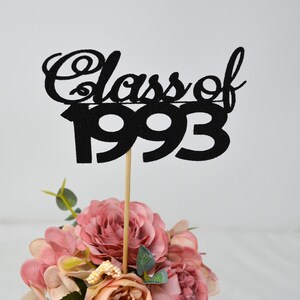 1993 Reunion Centerpiece Sticks, 30th High School Reunion, Class of ...