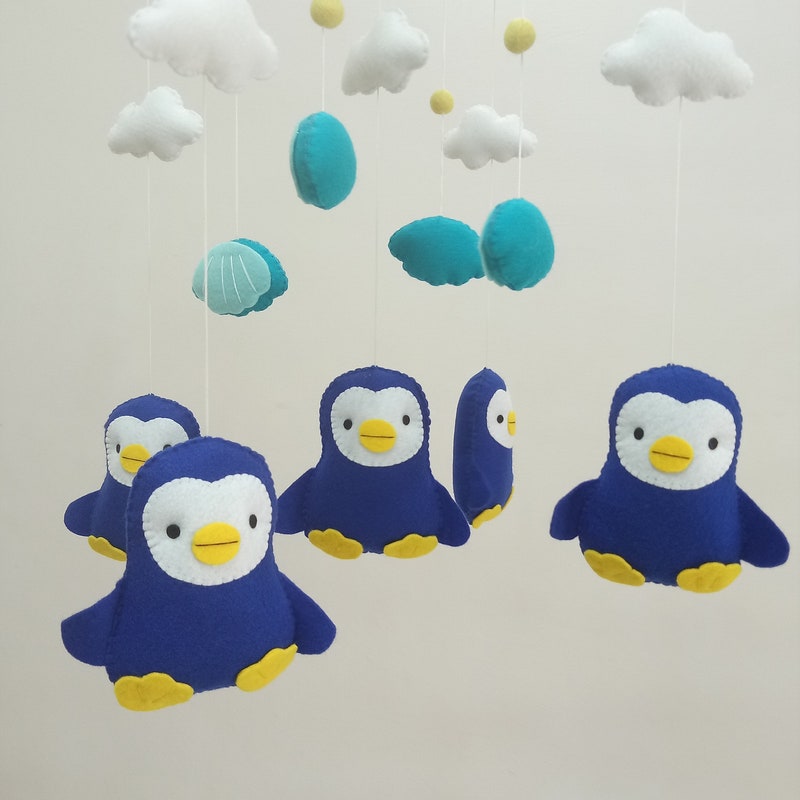 Penguin Baby Mobile - Etsy