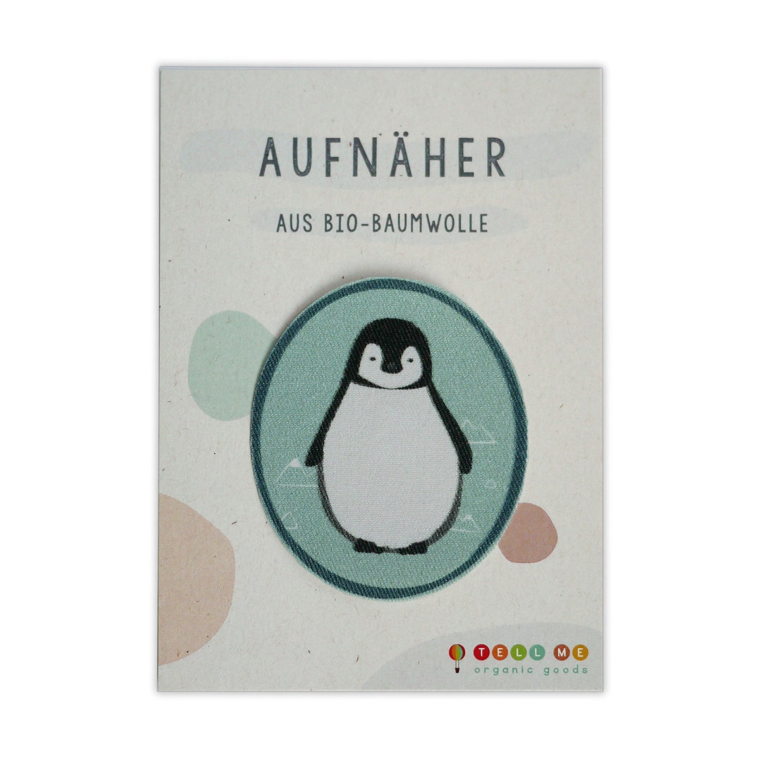 Organic Penguin Patch 7.5 Cm X 6.5 Cm - Etsy
