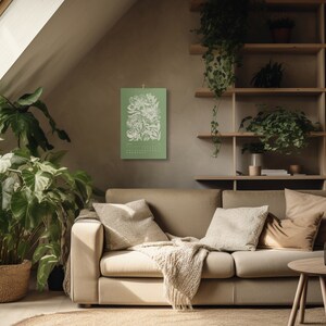 Botanical Monthly Printable Calendar 2024 Floral 11x17in - Etsy