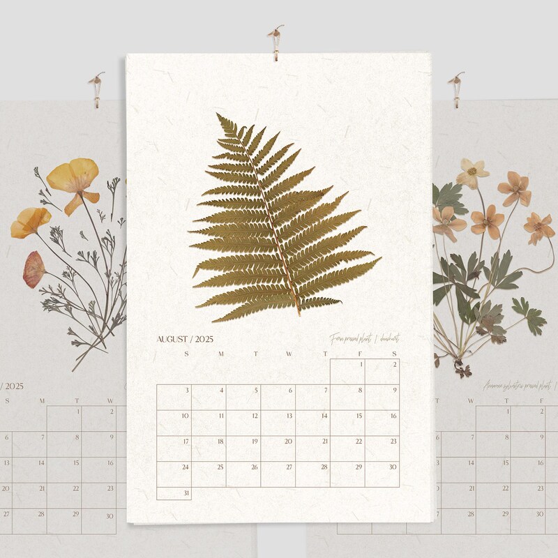 Flower Calendar - Etsy