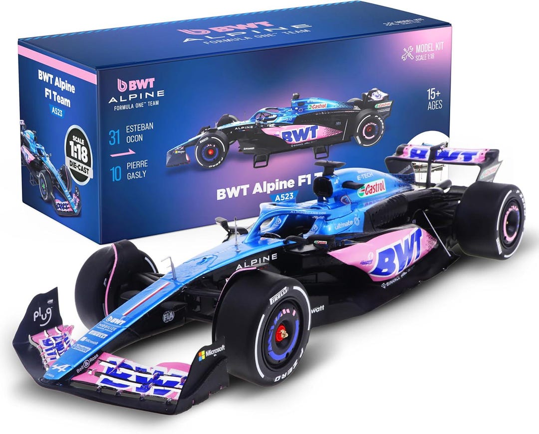 Custom Alpine Model Kit - Formula One - 1/18 Scale - Pierre Gasly ...