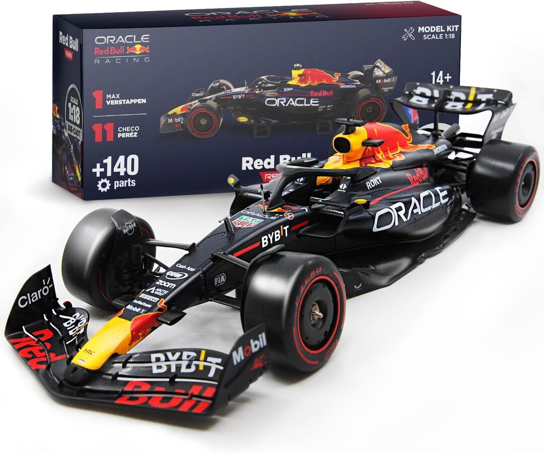 Custom Red Bull Model Kit - Formula One - 1/18 Scale - Max Verstappen ...