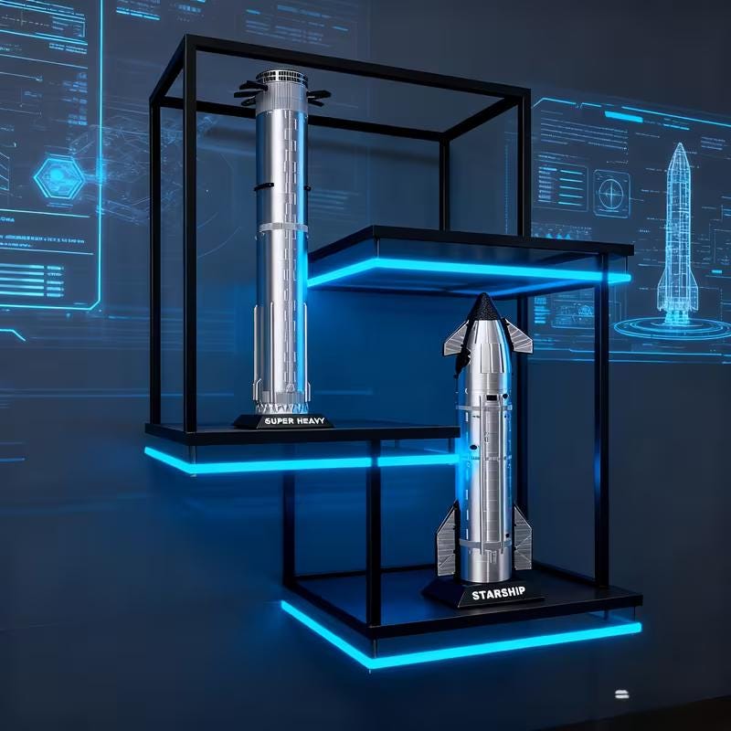 Spacex Starship Model - Etsy