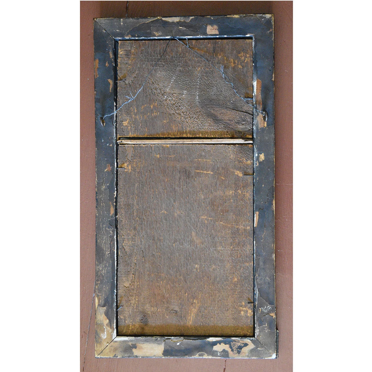 Antique Split Baluster Mirror With Reverse Painted Child - Etsy