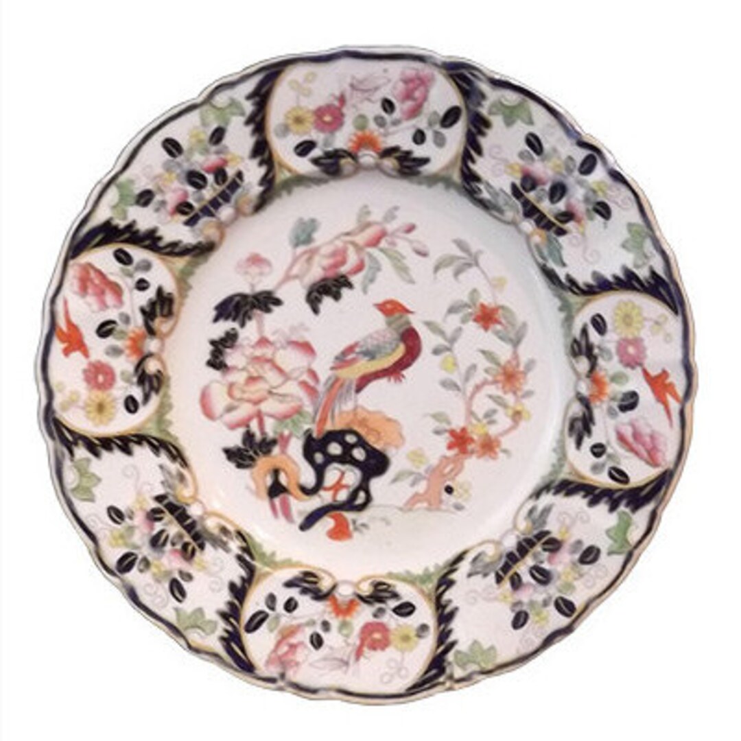 Antique Masons Ironstone Plate in the Pheasant Pattern - Etsy New Zealand