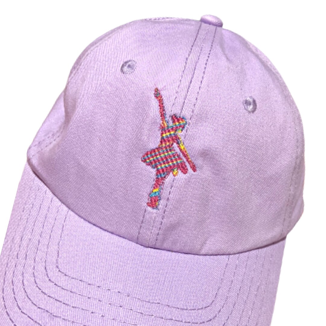 Colorful Ballerina Design Machine Embroidered on Ball Cap/free ...