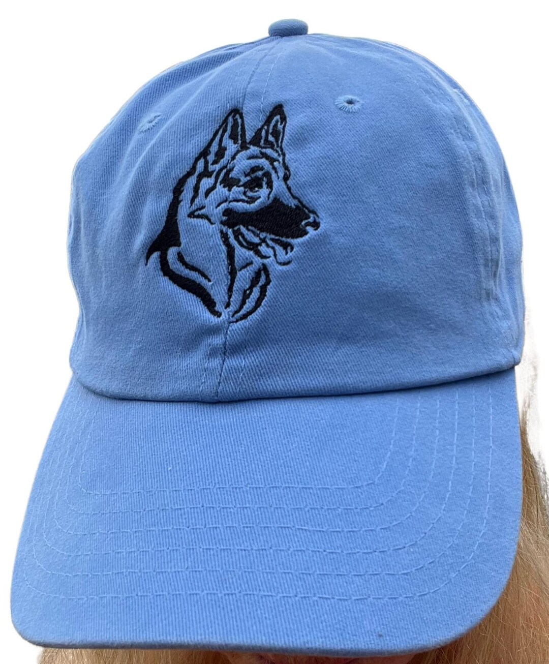 German Shepherd Dog Silhouette Baseball Cap/4 Sizes/24 Hats Colors ...