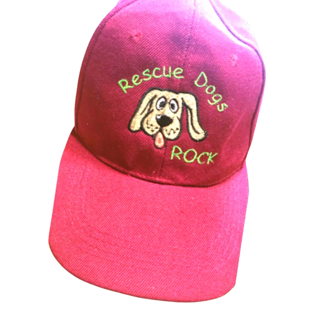 Fun Dog Rescue Baseball Cap/rescue Dogs Rock/multiple Sizes and Colors ...