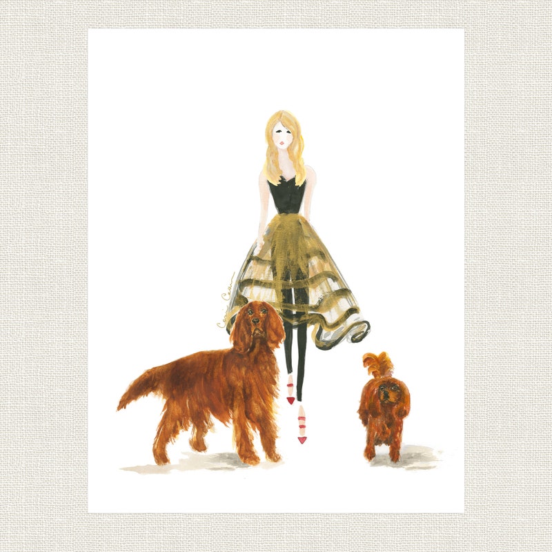 Irish Setter Art - Etsy