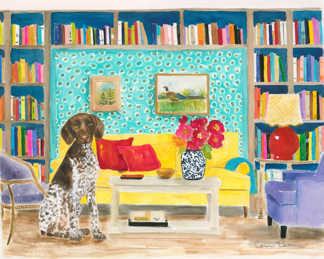 GERMAN SHORTHAIRED POINTER Wall Art, Pointer Print, Pointer Dog Art ...