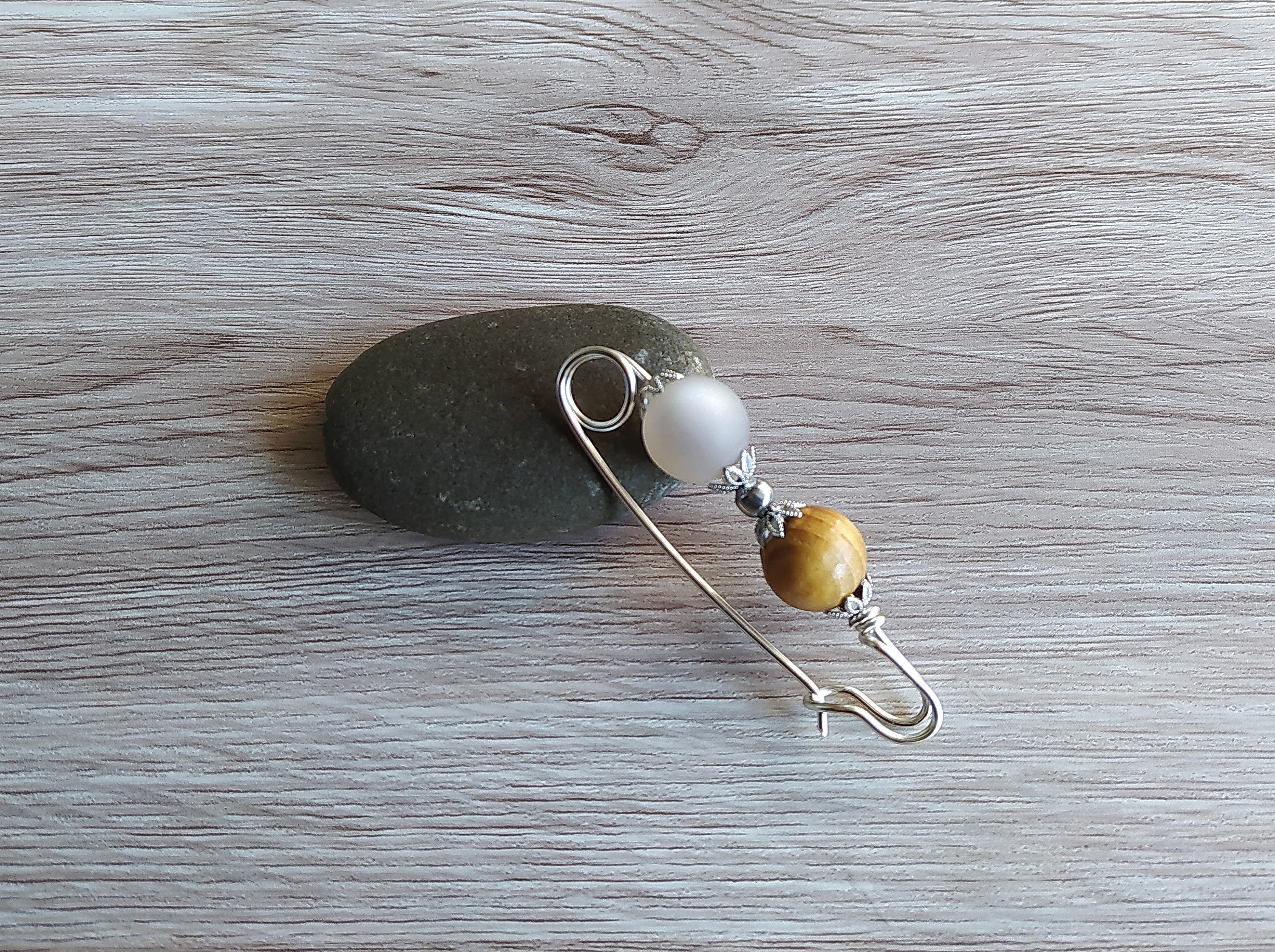 Shawl Pin, Sweater Pin, Handmade Pin, Woman Jewelry, Brooches, Copper ...