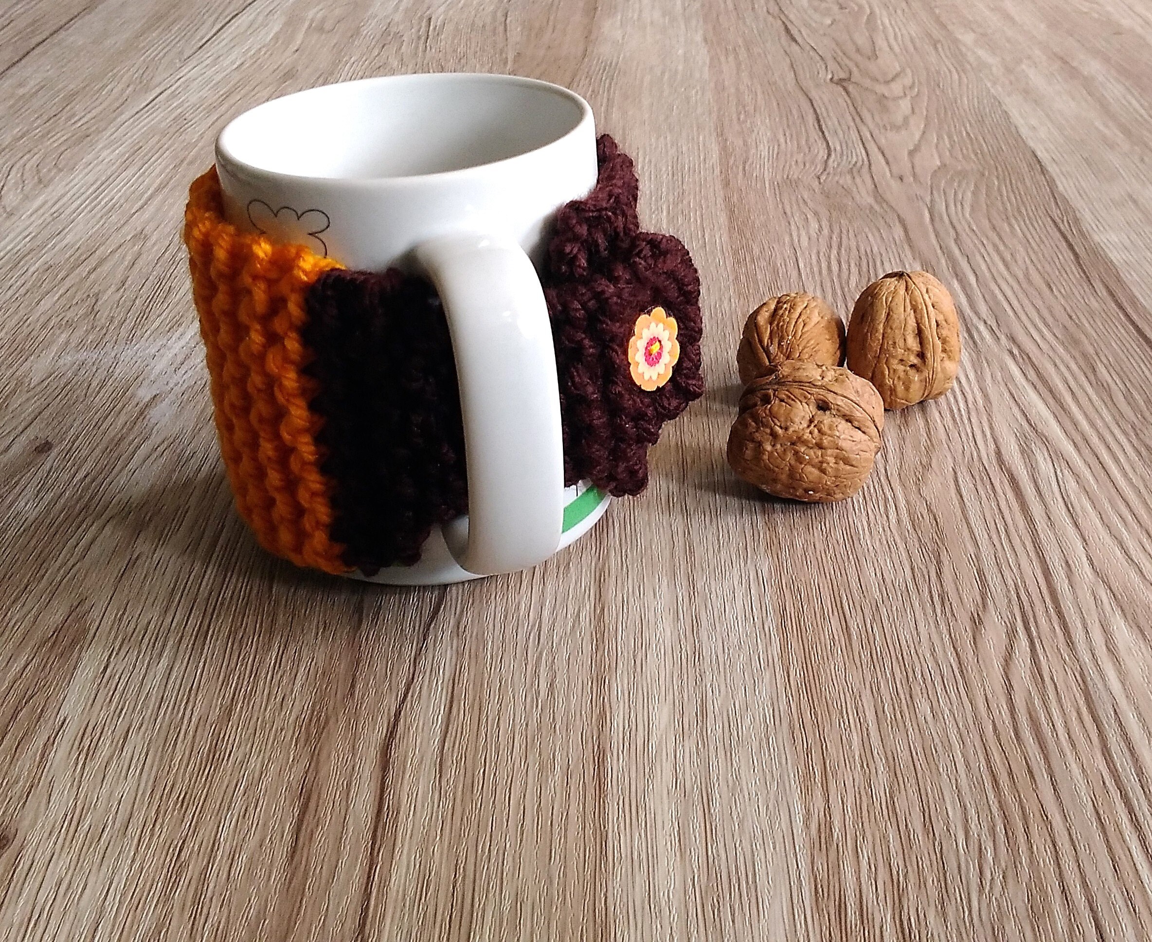 Autumn Mug Cozy, Cup Cozy, Mug Holder, Autumn Gift, Coffee Cozy ...