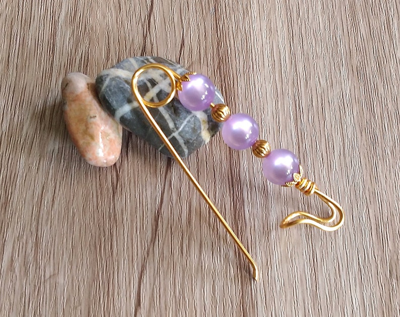 Shawl Pin Gift for Her Brooch Scarf Pin Sweater Pin - Etsy