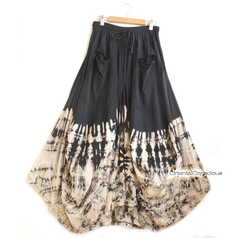 Black Long Goth Skirt - Etsy