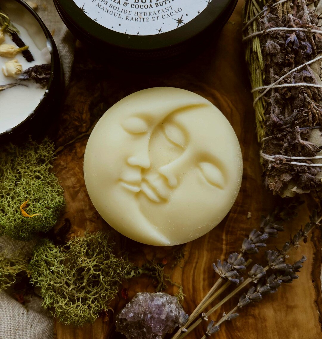 Moon Child Body Lotion Bar | Organic Body Butter | Lavender, Ylang ...