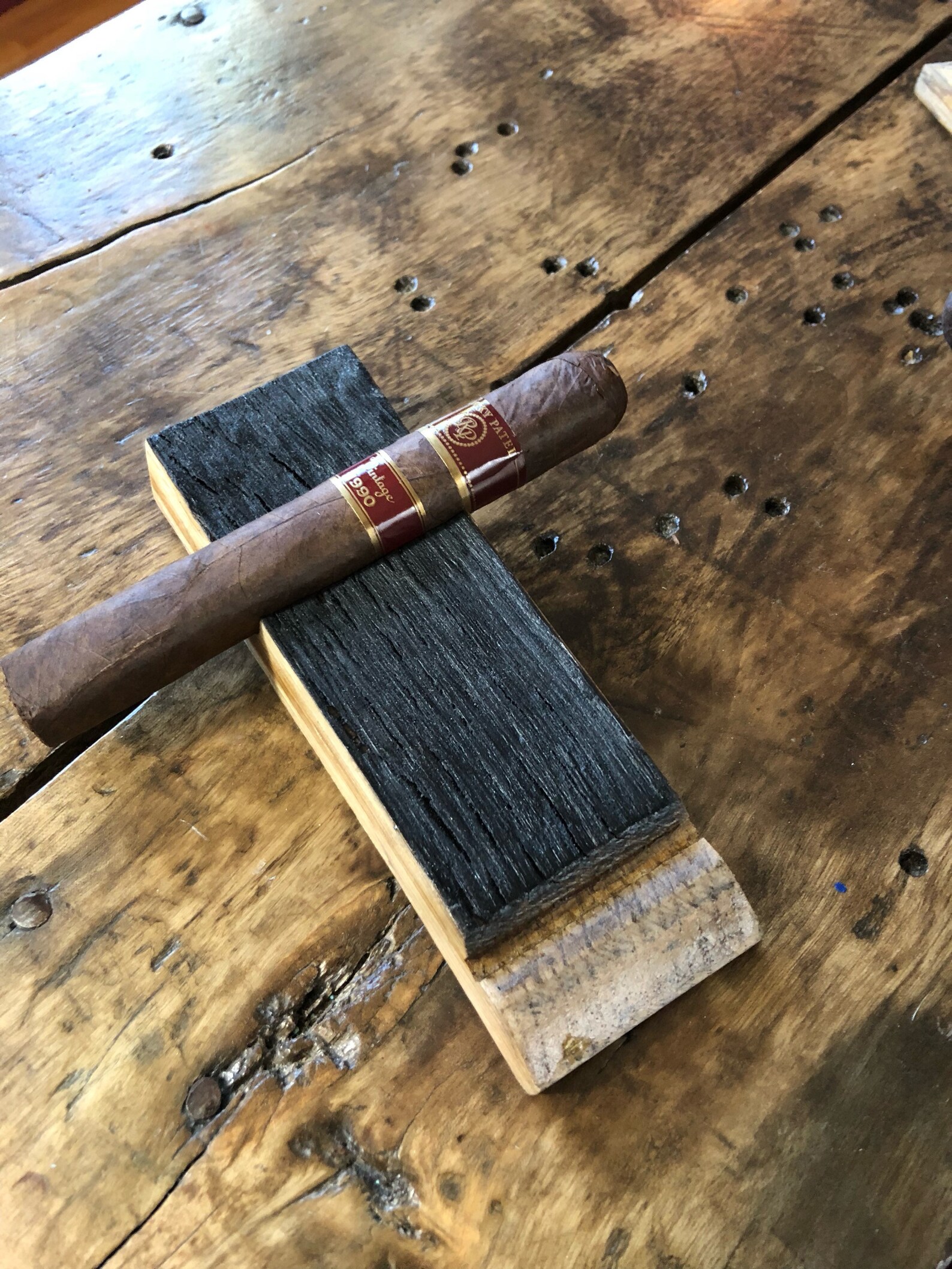 Cigar Rest Made From A Whiskey Barrel Stave - Etsy