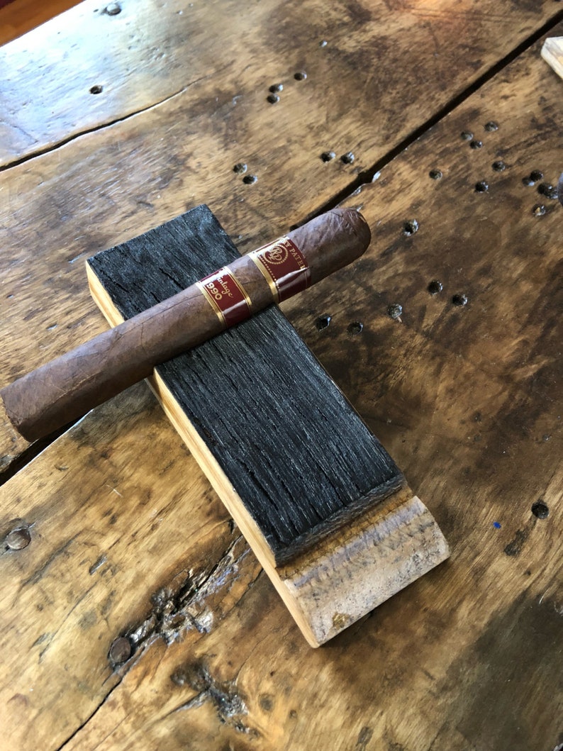 Cigar Rest Made From A Whiskey Barrel Stave - Etsy