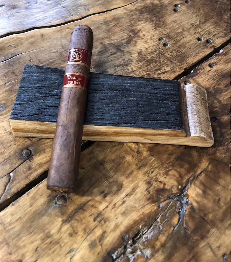 Cigar Rest Made From A Whiskey Barrel Stave - Etsy