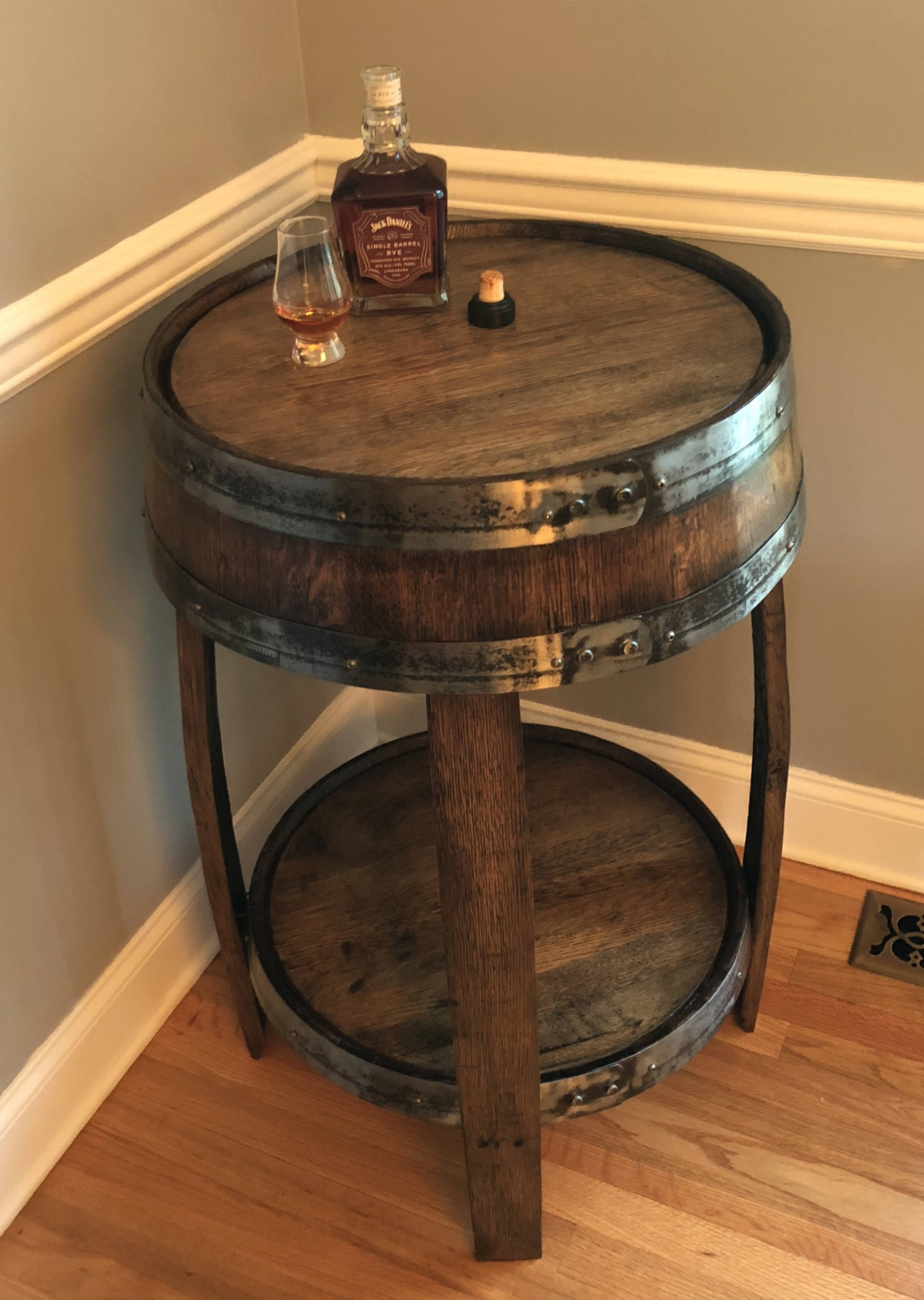 Whiskey Barrel Pub Table Handcrafted From A Whiskey Barrel Bistro Table Whiskey Barrel Pub Table Handcrafted From A Whiskey Barrel Bistro Table