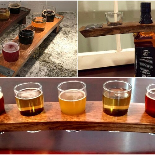 Perfect Groomsman Gift Whiskey Stave Beer Flights and Shot - Etsy