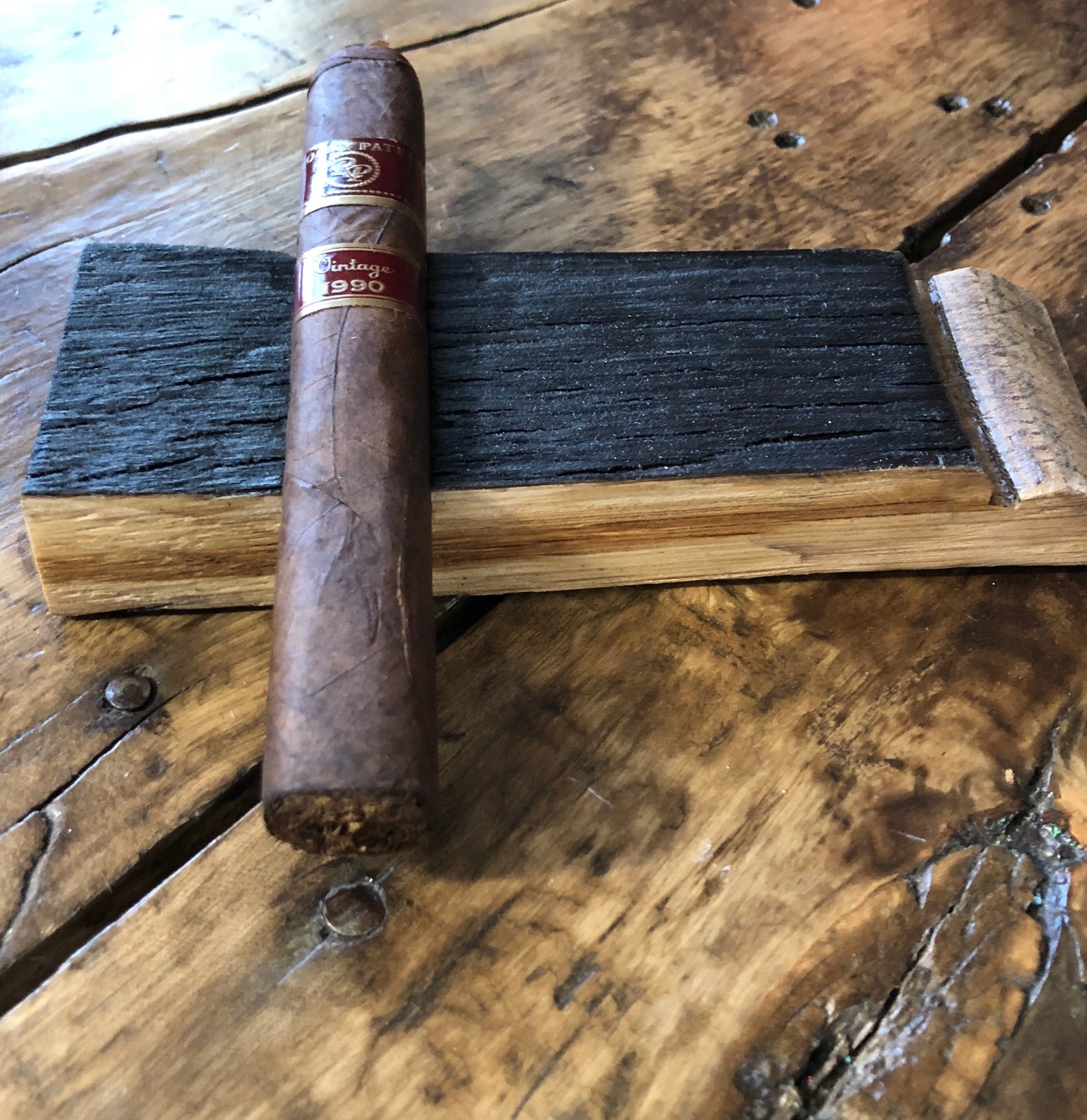 Cigar Rest Made From A Whiskey Barrel Stave - Etsy