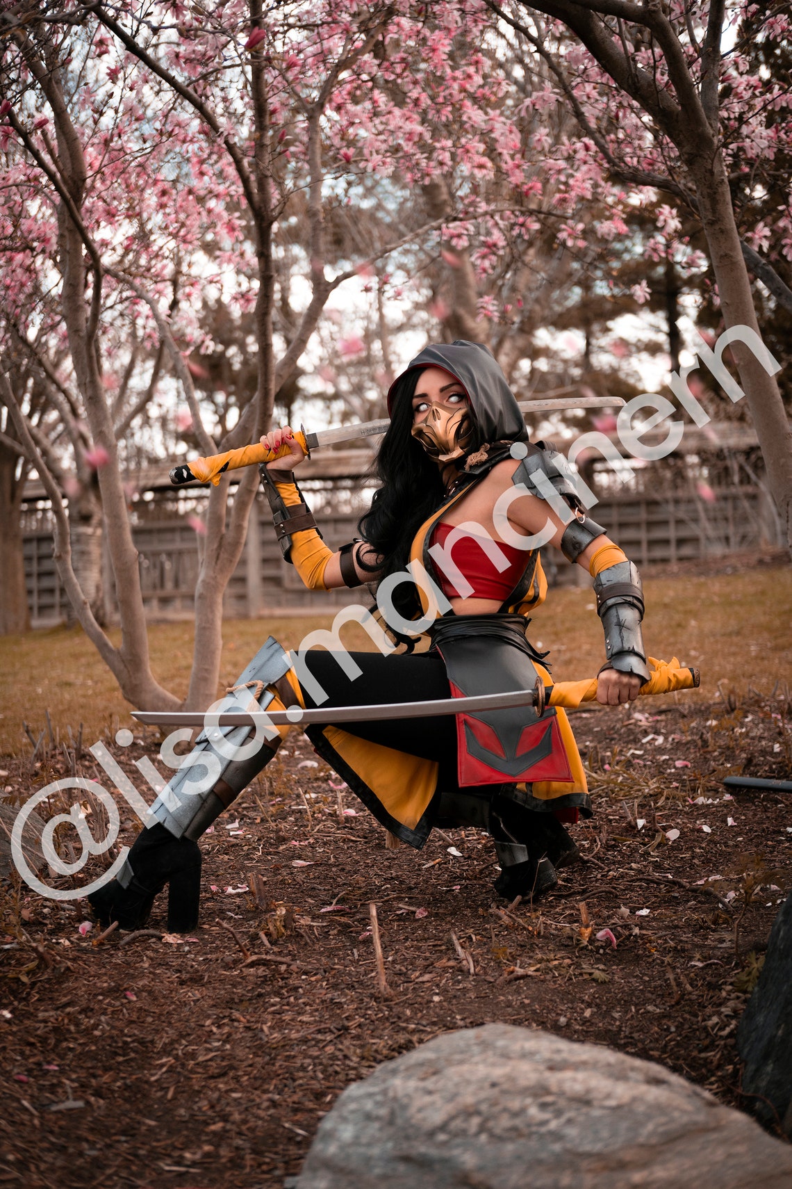 Scorpion cosplay print 8.5x11 | Etsy