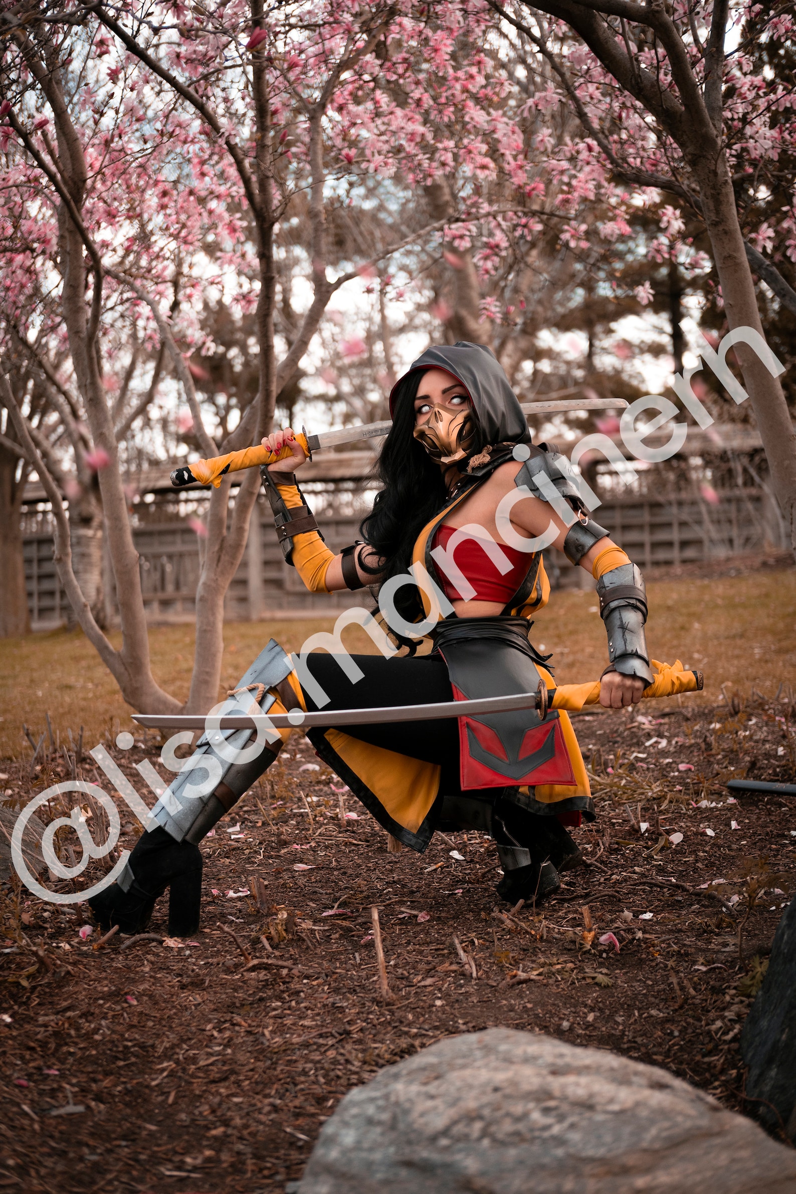 Scorpion cosplay print 8.5x11 | Etsy