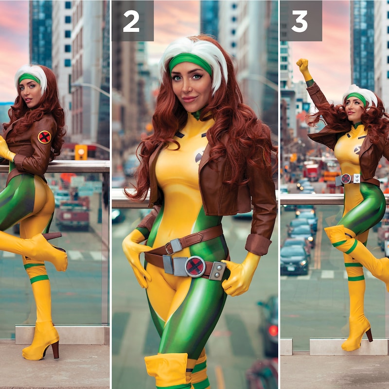 Xmen Rogue Cosplay Costume - Etsy