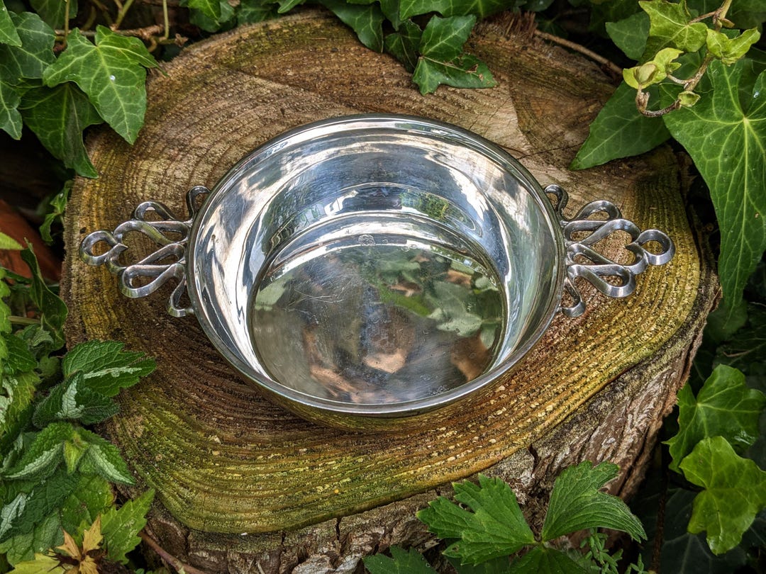 Silver Plated Offering Bowl for Wicca and Traditional Witchcraft - Etsy