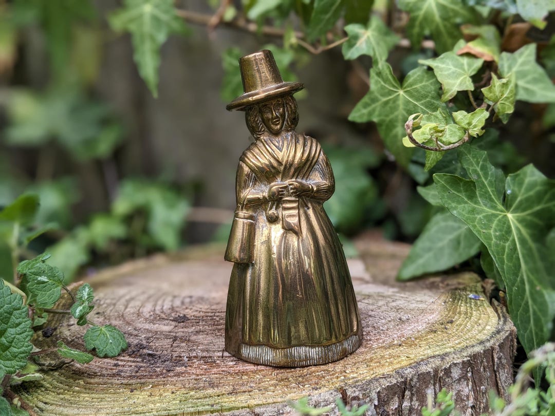 Brass Witch Altar Bell for Space Clearing, Traditional Witchcraft and ...