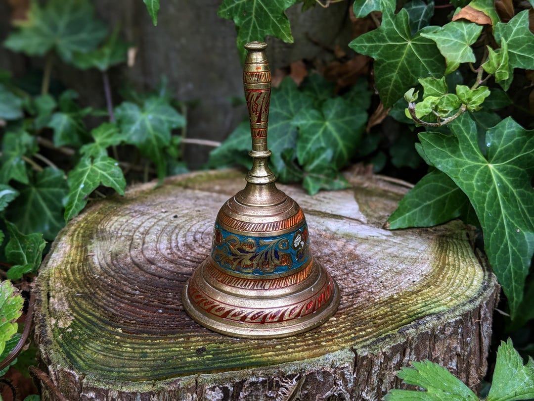 Vintage Brass Bell for Space Clearing and Cleansing Rituals - Etsy